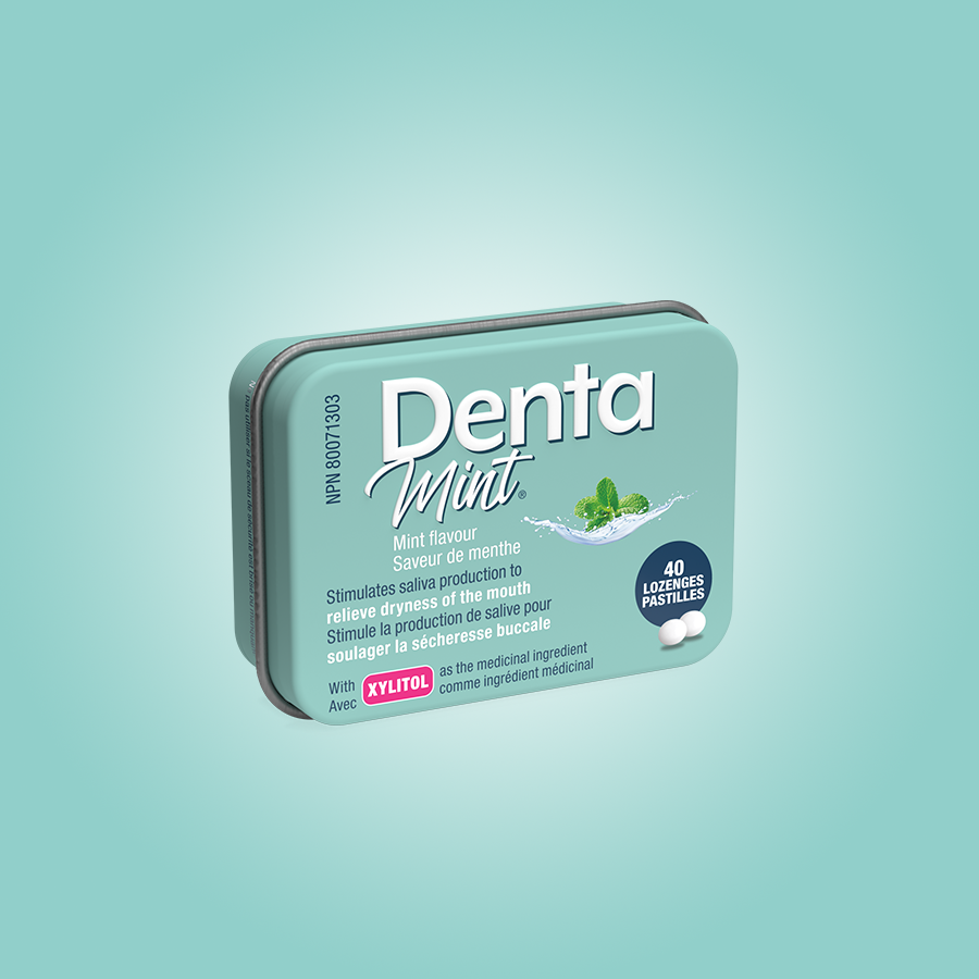 Denta Mint, saveur de menthe (40 pastilles) – Denta.ca