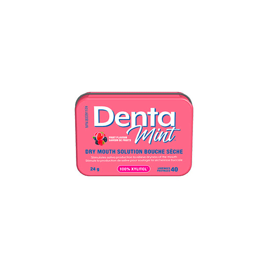Denta Mint, 40 tutti frutti lozenges – Denta.ca