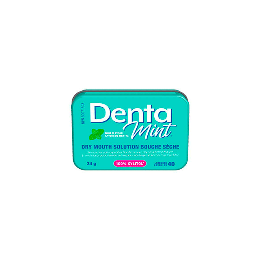 Denta Mint, saveur de menthe (40 pastilles) – Denta.ca
